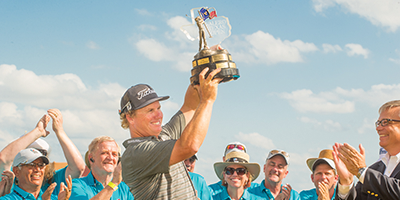 Valero Texas Open - 2016 Photos - Trophy Presentation